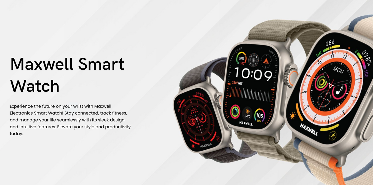 Maxwell Smart Watches – SpadixTelecom